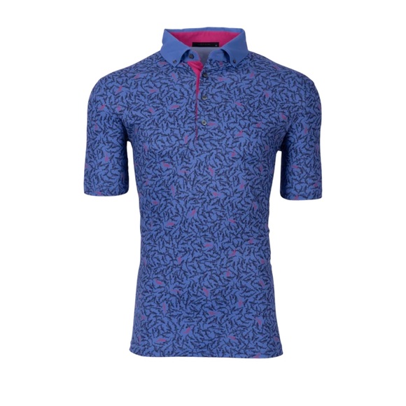 Greyson | Shirts | Last One Medium Greyson Shark Hunt Polo Seahorse Nwt ...